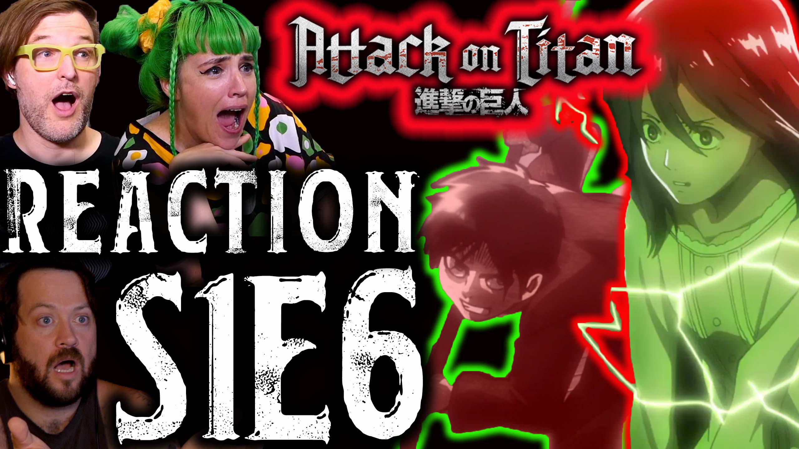 "Attack on Titan S1E6 Full & Uncut REACTION! " by SeanTankTop from Patreon | Kemono